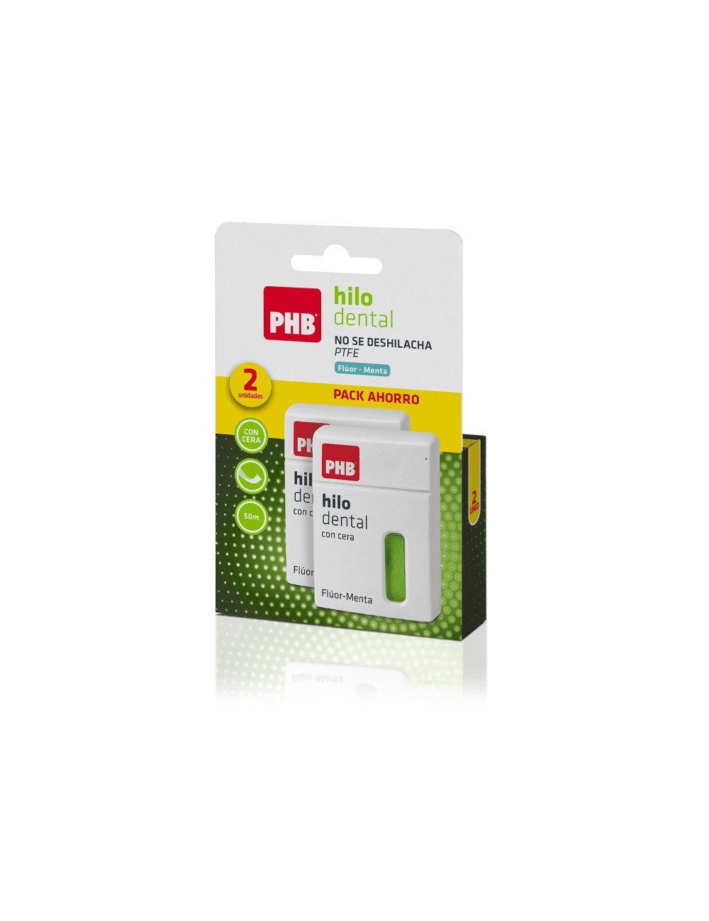 Pack duplo Hilo Dental PTFE Flúor-Menta